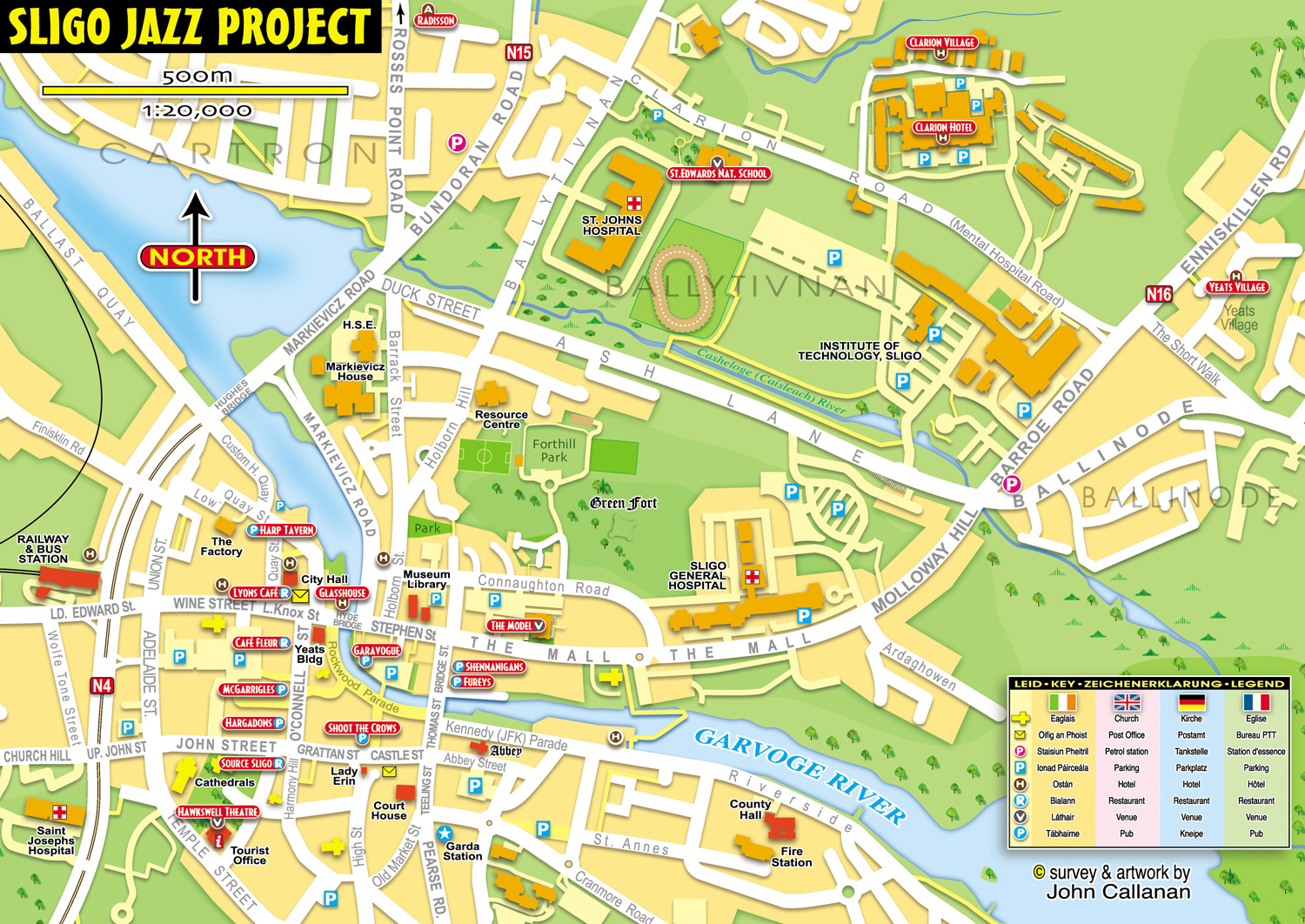Map Of Sligo Ireland